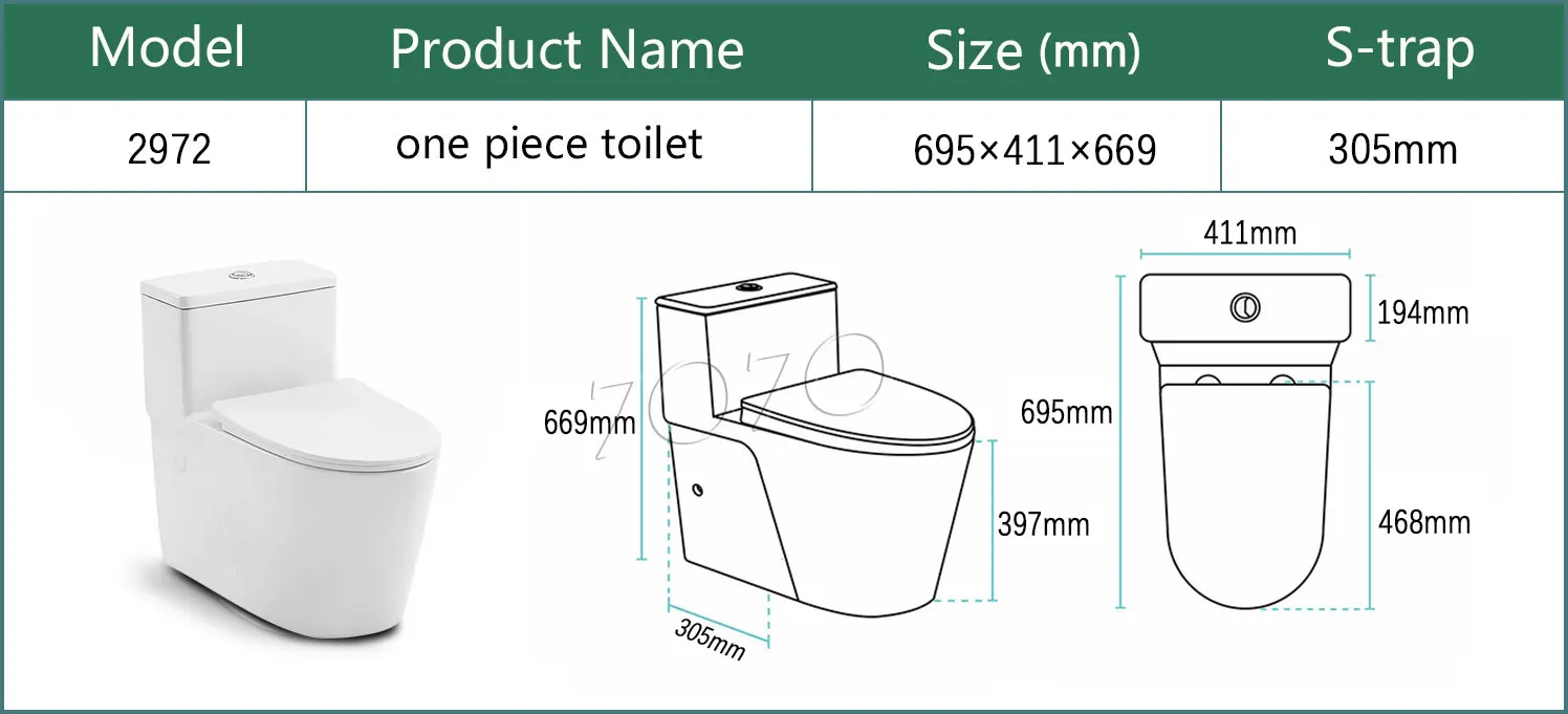 Sample Design Wc Toilet Set Sanitary Wares Bathroom Ceramic One Piece ...