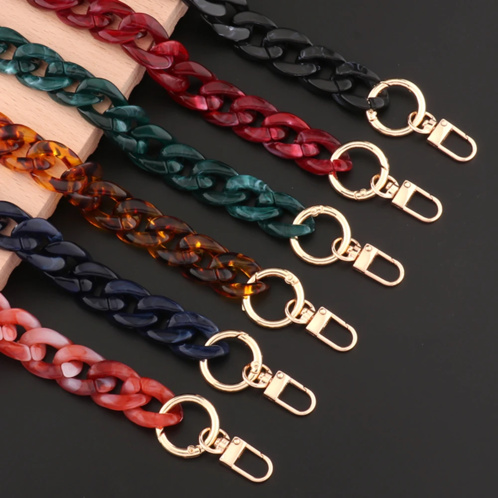Candy Color Acrylic Chain Straps for Handbags - DIY