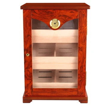 Wood Cigar Showcase Rack Display Humidors Luxury Large Capacity High ...