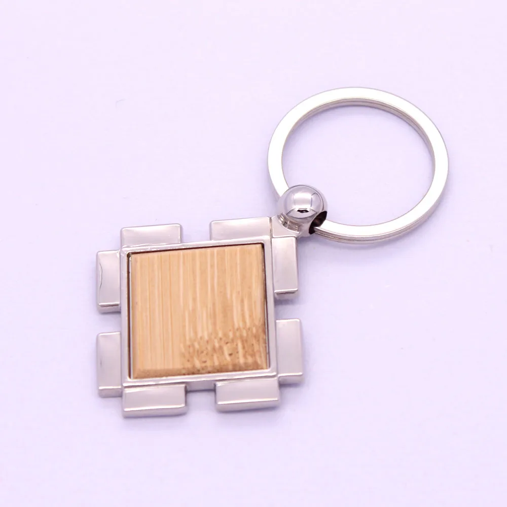 Wholesale Personalized Sublimation Blanks Plain Wooden Keychain For ...