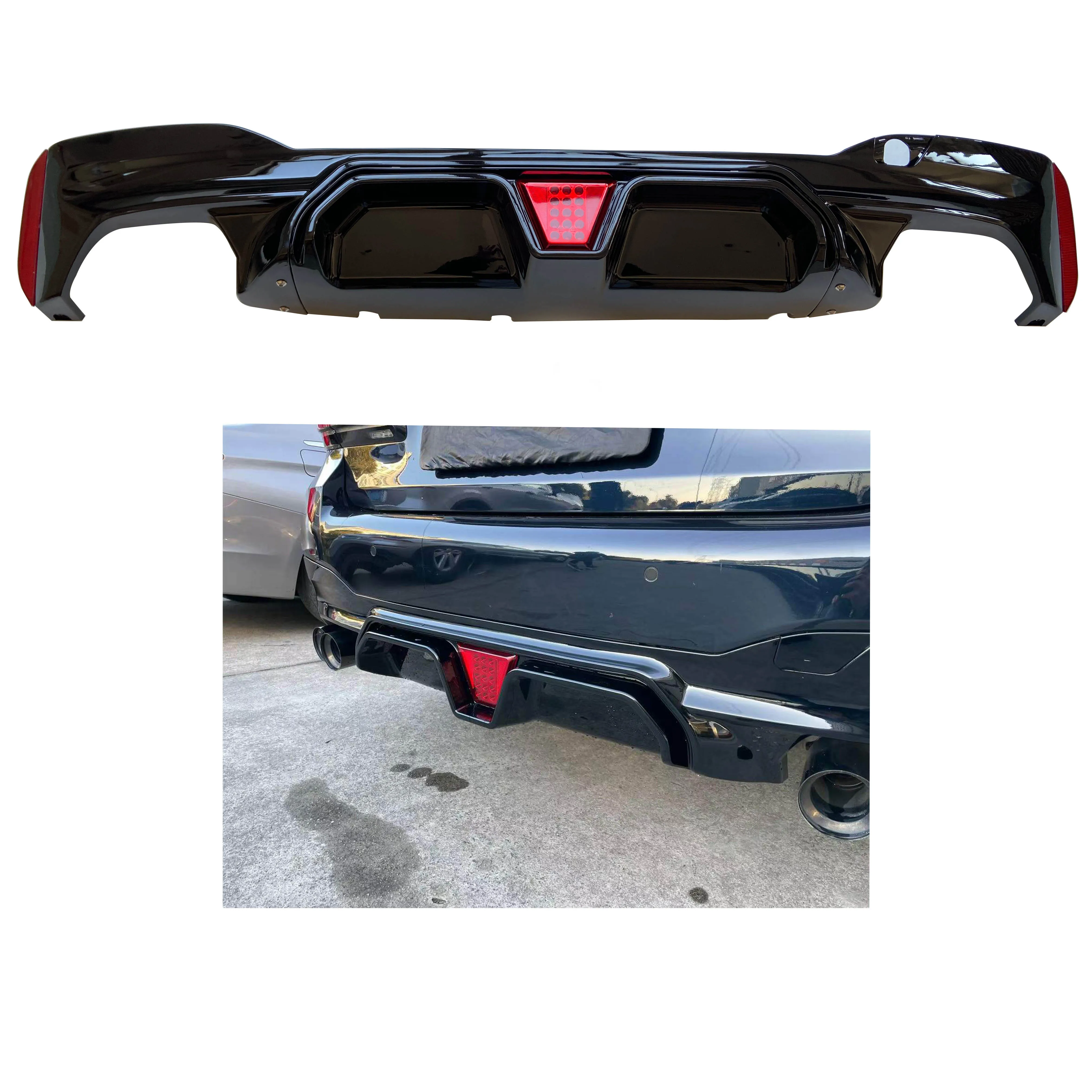 Led Lighted Rear Lip For Bmw 5 Series G30 G38 2018+ Illuminated Car ...