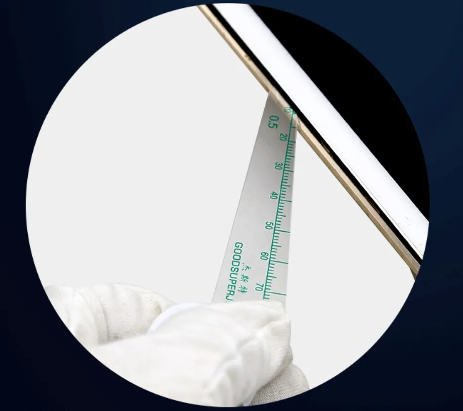 20 Blades Plastic Feeler Gauge - 0.1-2.0mm Thickness Measurement Tool ...