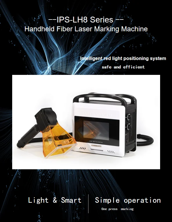 High Speed Handheld Laser Printer 18W 25W 50W Glass Date Fly CO2 Laser ...