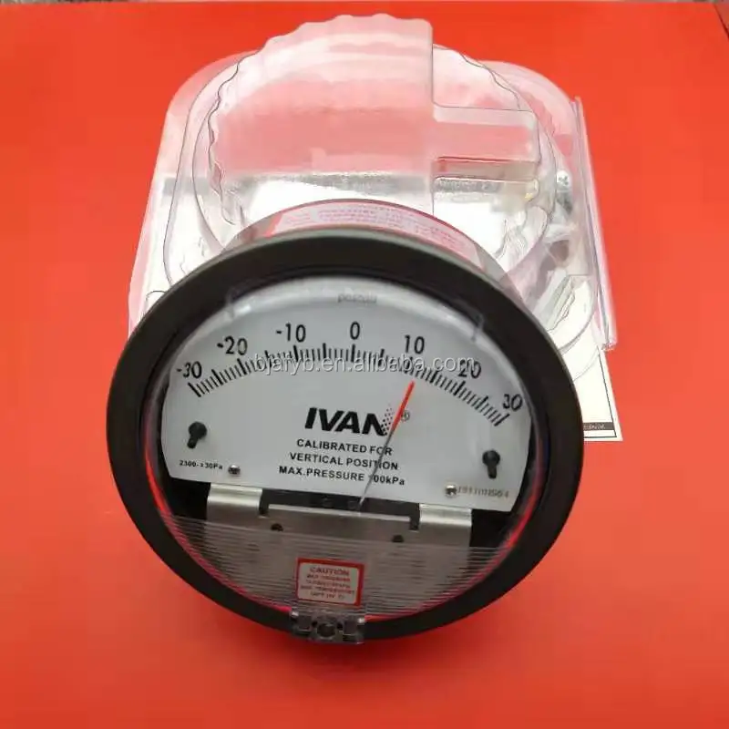 30 - 0 - 30 Gauge Differential Pressure Gauge - Buy 0-60pa Aluminum Low Pressure Magnetic ...