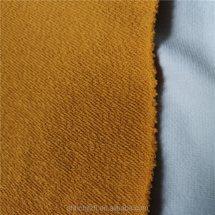 300gsm CVC French Terry Fabric - Soft, Stretchy, and Sustainable