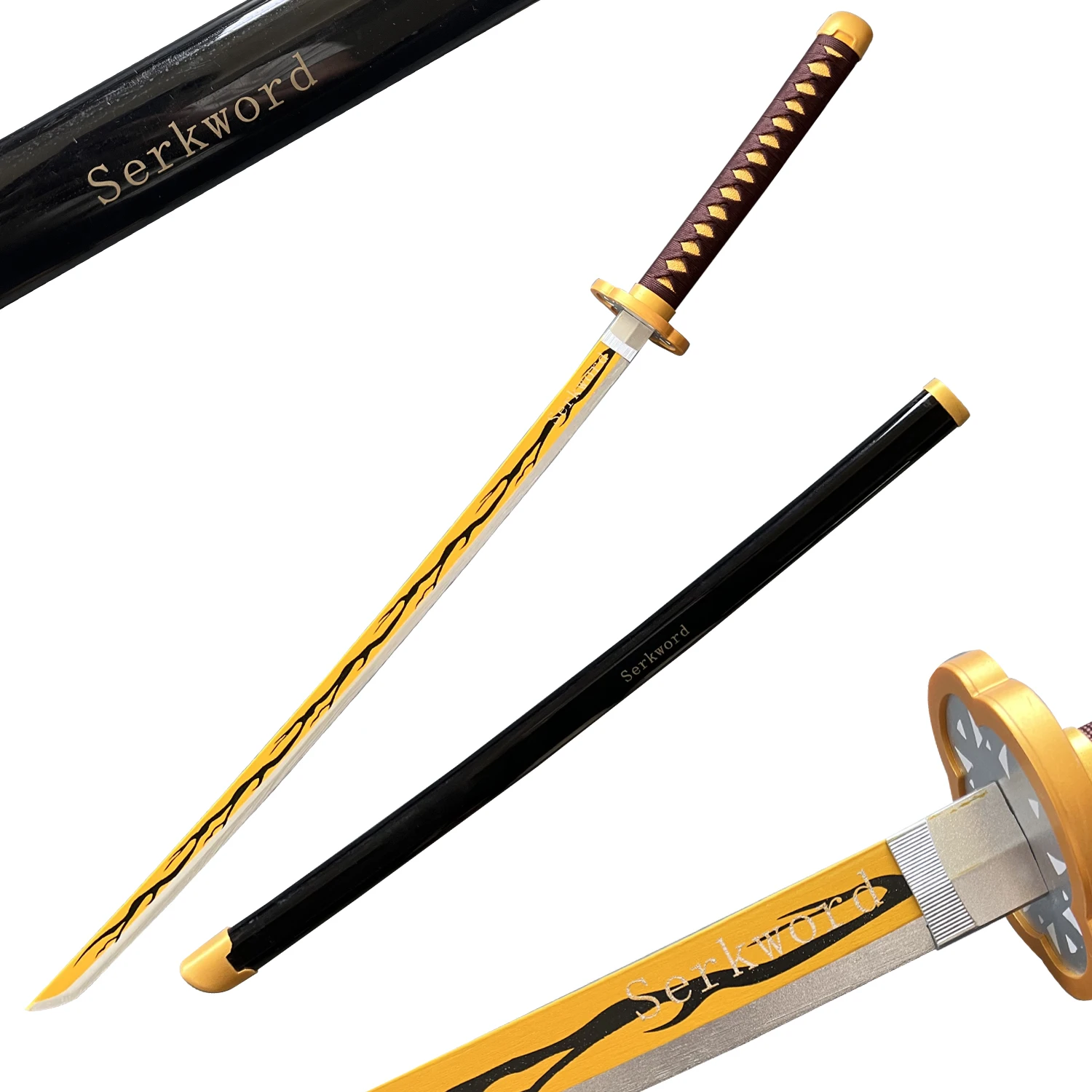 40 Inch Anime Samurai Sword Black Sheath For Role Playing - Buy Toy ...