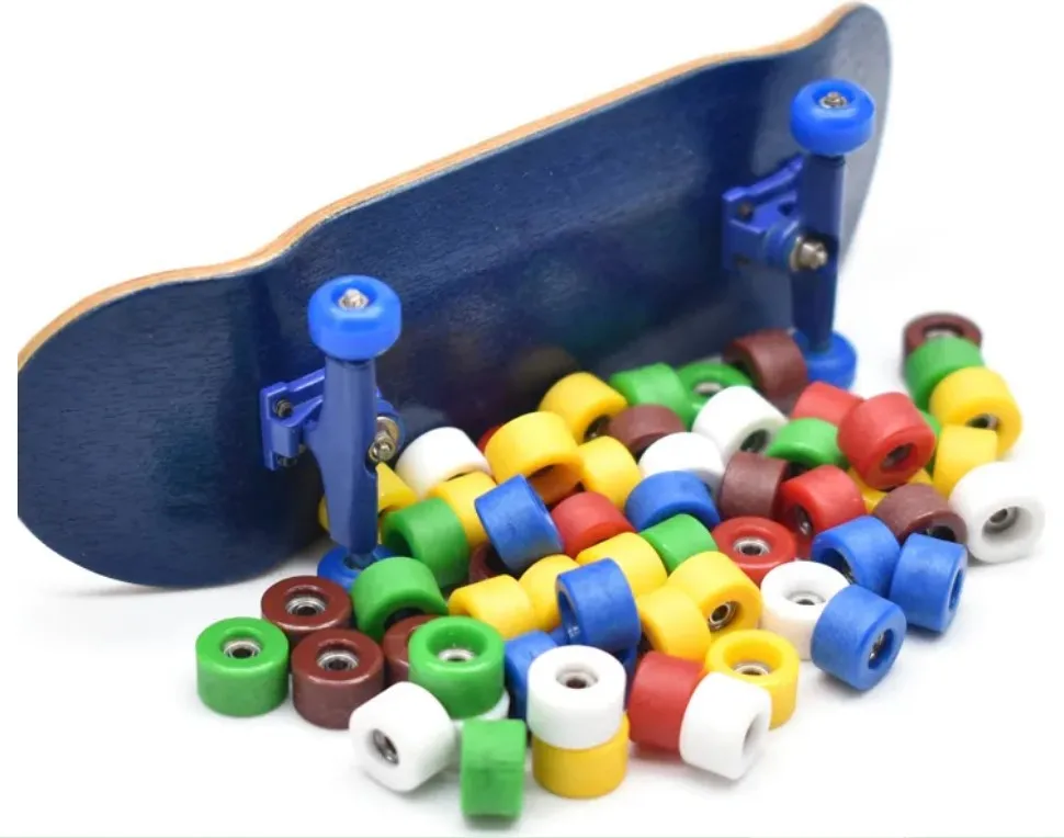 New PU Finger Skateboard Wheels - 68D Hardness & Vibrant Colors