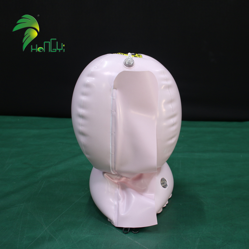 Custom Inflatable Women Mask Hongyi Inflatable Toy Suit Air Headgear ...