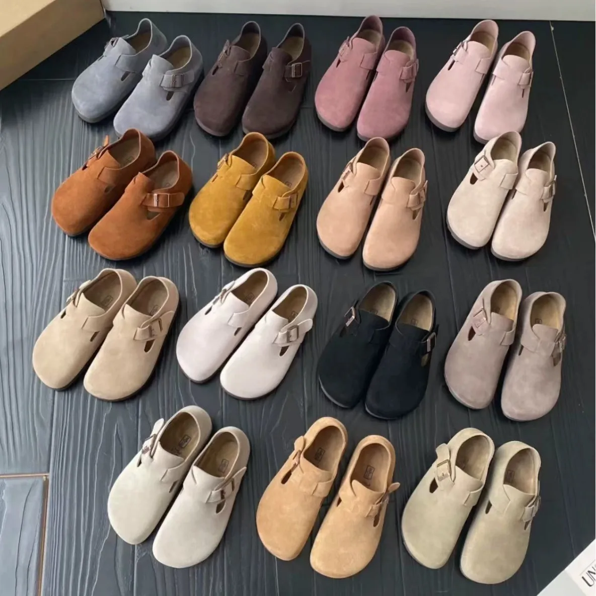 Big Size Genuine Leather Flat Shoes for Women - Comfort & Style