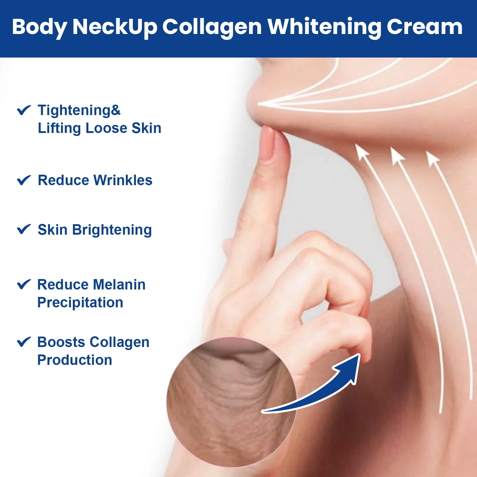 Oem Neck Collagen Whitening Cream 20g Swan Neck Lifting And Firming Moisturizer Fades Neck Lines ...