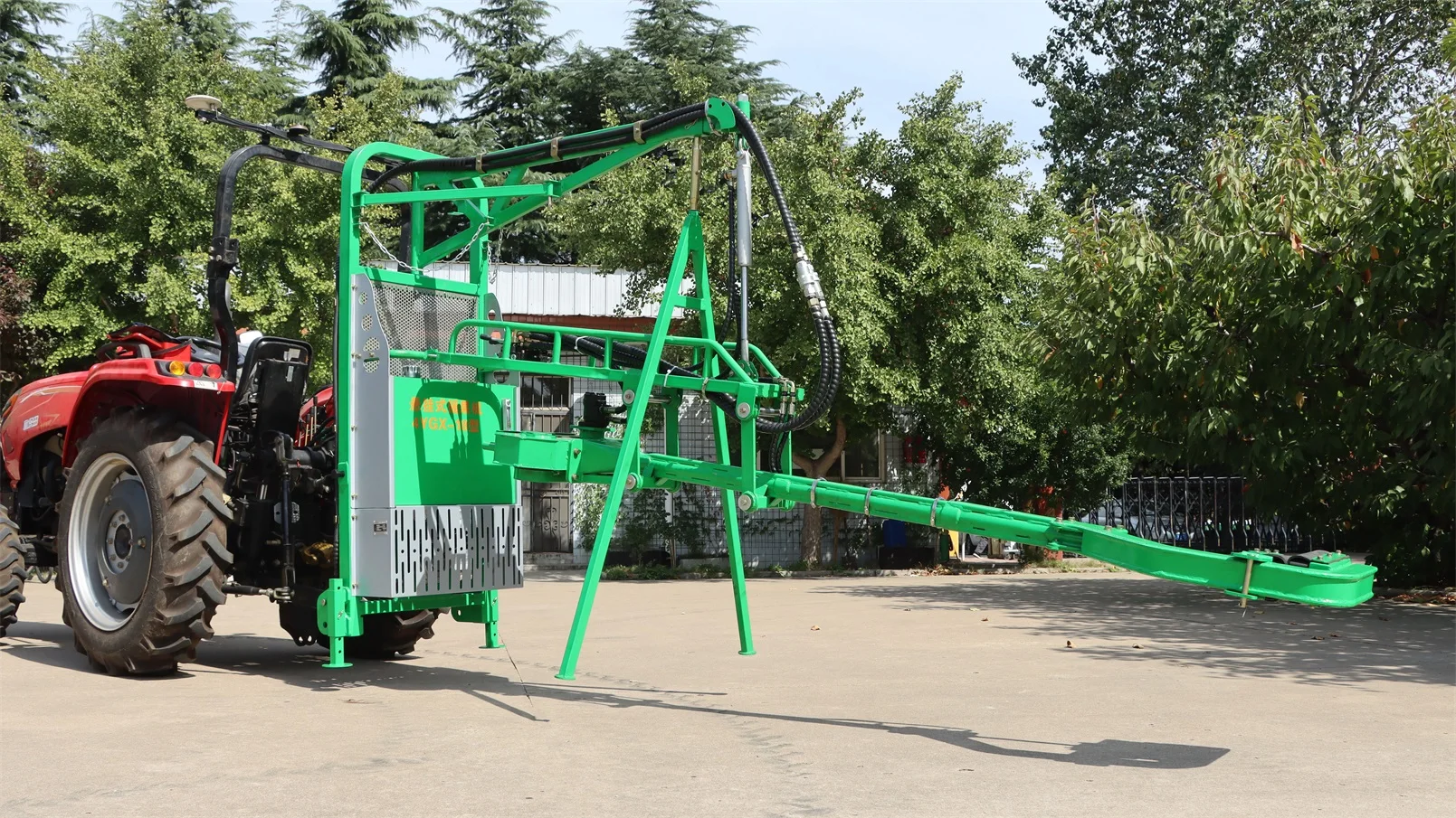 Tractor Mounted Pecan Tree Shaker - High Productivity