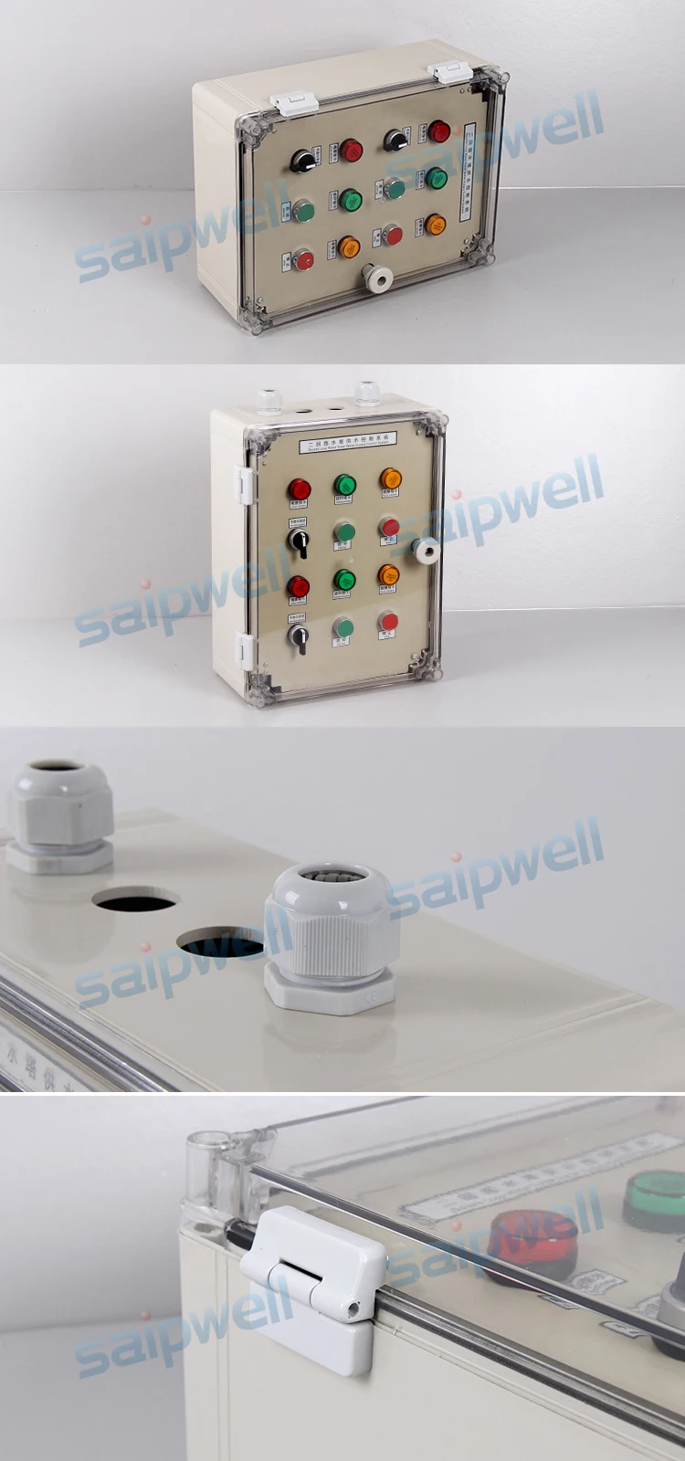 Saipwell Outdoor Ip66/nema 4/4x 160x210x100mm Polycarbonate Waterproof ...