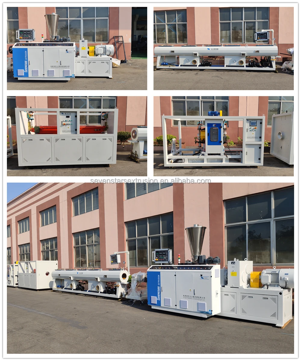 Popular Upvc Pvc Pipe Manufacturing Extrusion Machine Line With Low ...