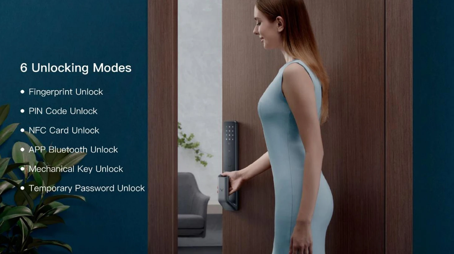 Xiaomi Youpin Fully Automatic Smart Door Lock S30 Pro Push Pull 