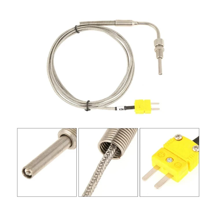 Stainless Steel Probe RTD PT100 Temperature Sensor K Type Thermocouple ...
