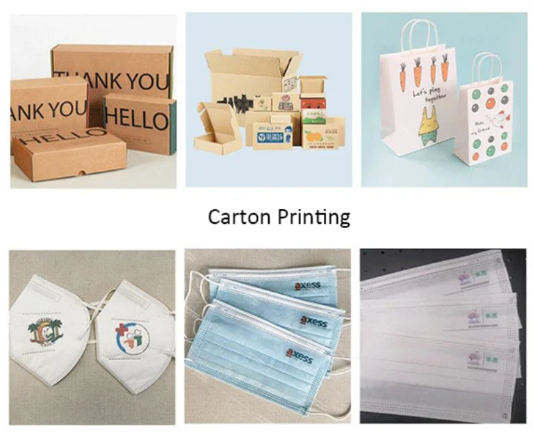 Carton Box Printer Inkjet Printer for Paper Cup Corrugated Cardboard ...
