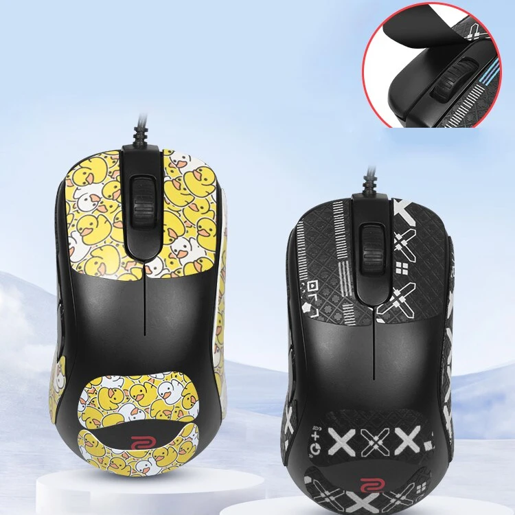 Anti-Slip Mouse sticker Suede Full / Half cover Mice Sticker For ZOWIE ...