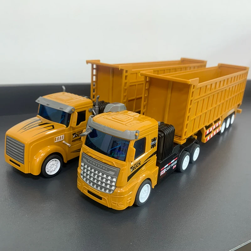 RC Dump Truck with Trailer 1:32 Scale R/C Toy Truck - Remote Control ...