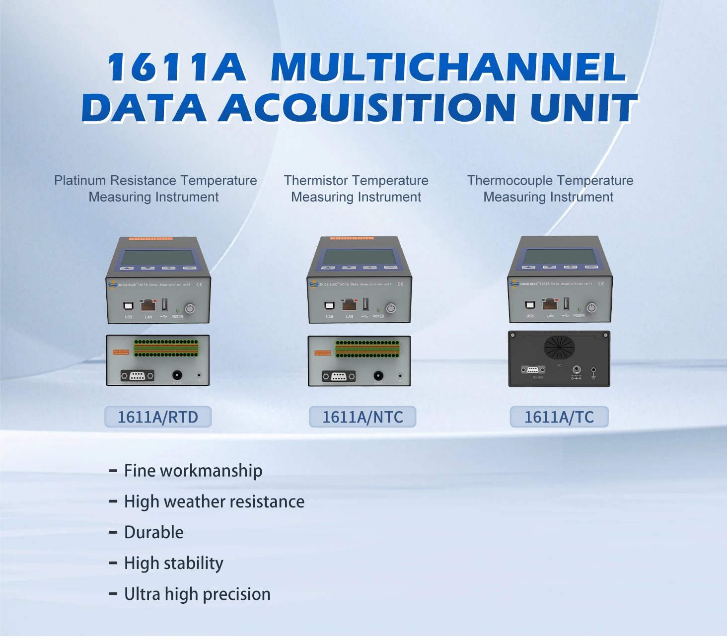 Handheld Multi Channels Data Logger Temperature 16 Channel Thermocouple ...