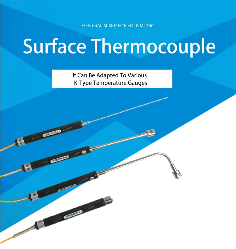 K Type Handheld Surface Thermocouple Probe Immersion Temperature Probe ...