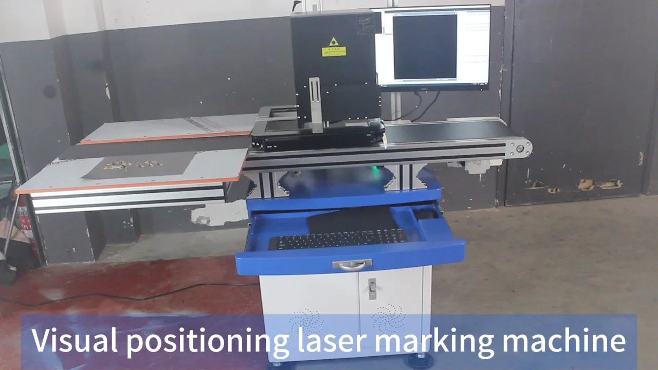 Keyilaser High Precision Camera Vision Positioning 30w 50w Raycus Fiber ...