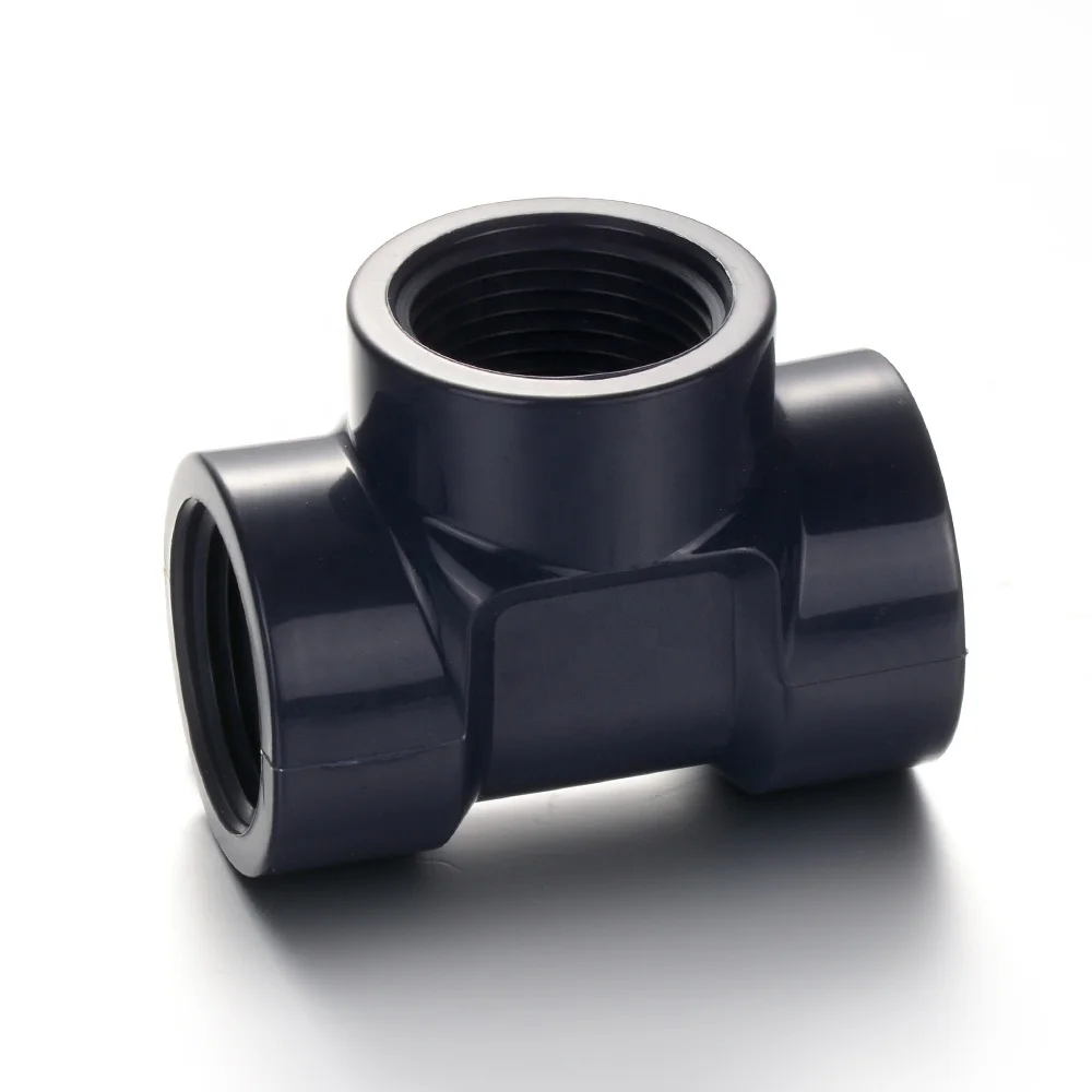 Plastic Pvc Pipe Fittings Bs Standard Thread Female Tee Water Supply ...