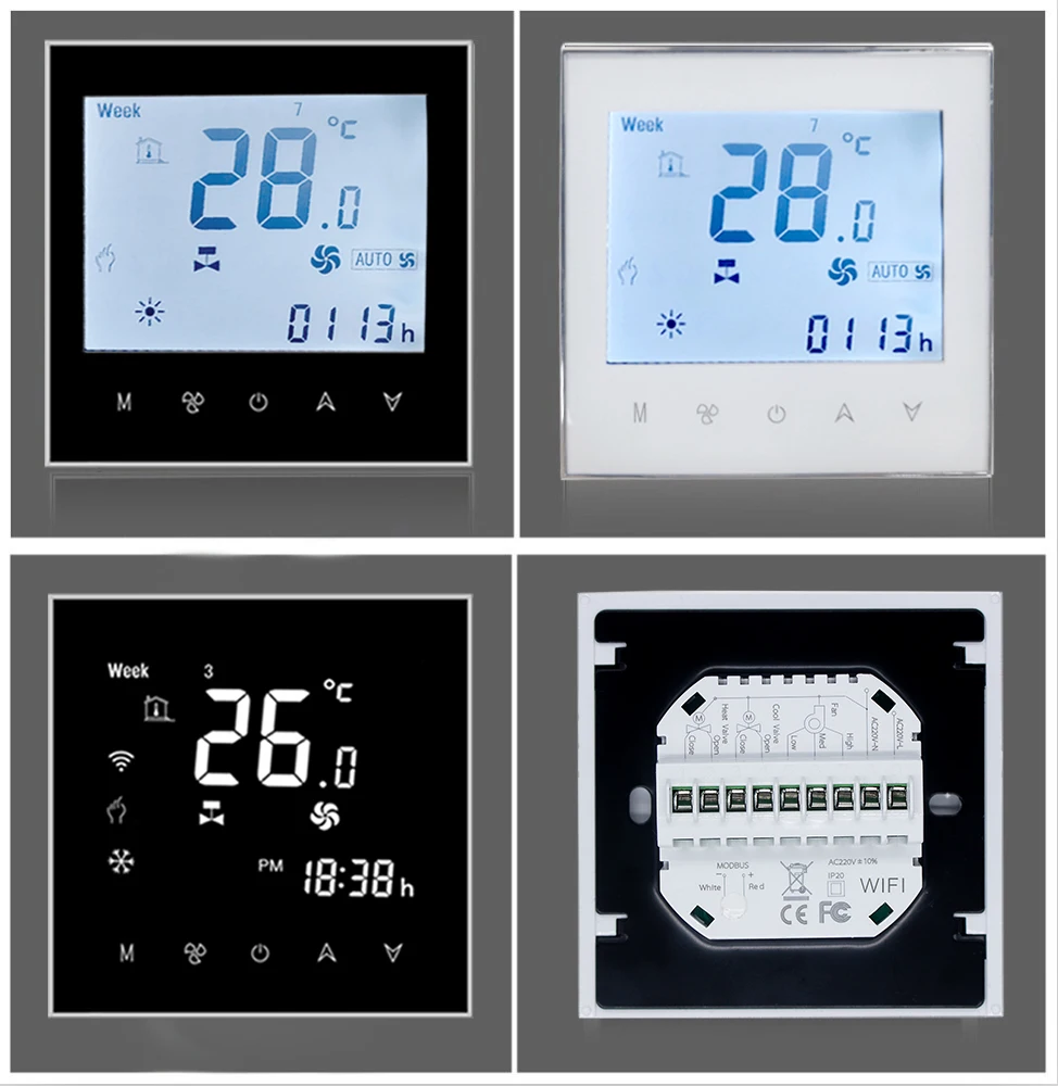 Smart Air Conditioning with ELECHICO Touch Screen Thermostat