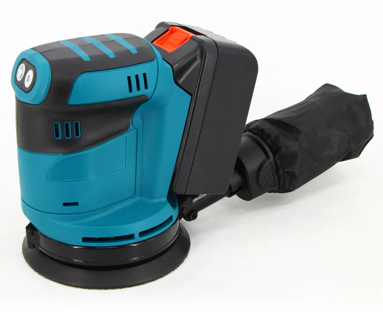 125mm Brushless Electric Mini Circular Sander Metal Derusting Wood Car ...