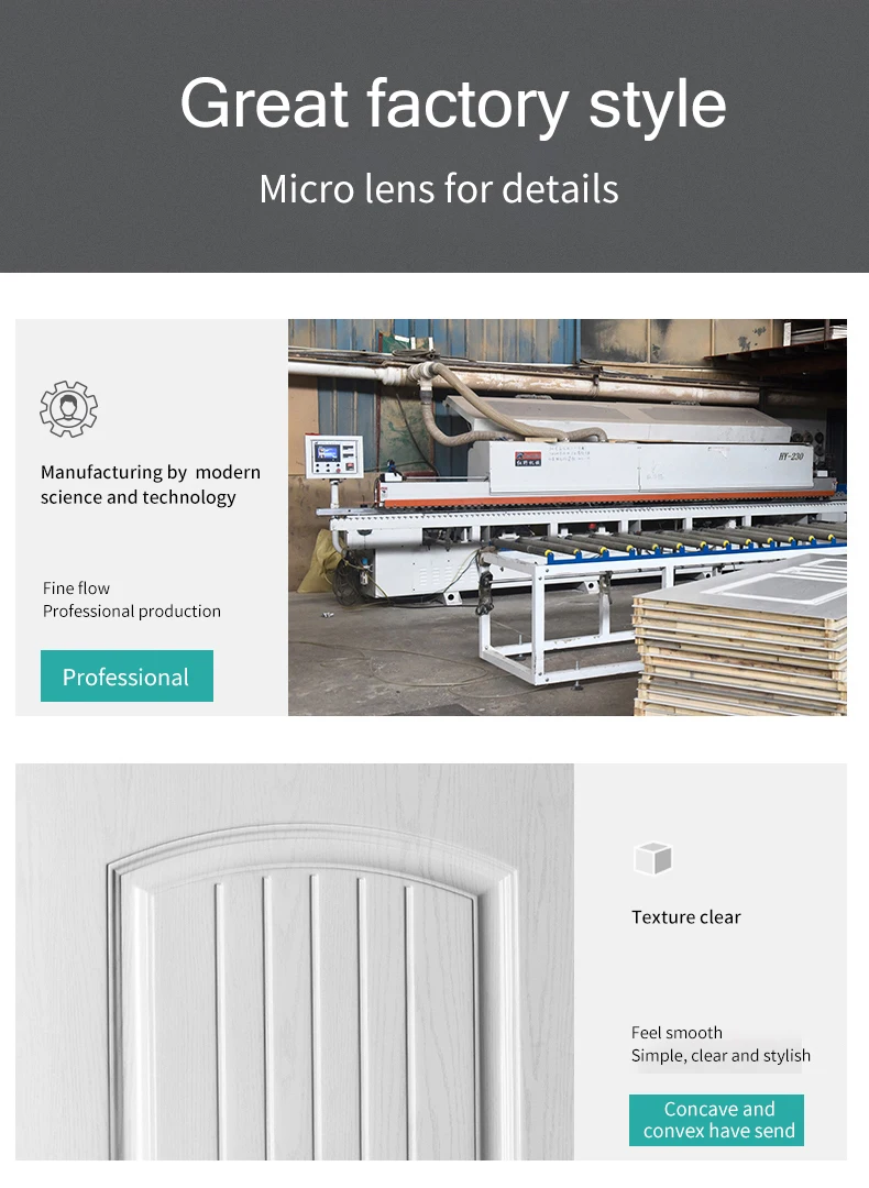 Waterproof Laminated Wpc Wooden Hospital Classroom Door With Glass ...