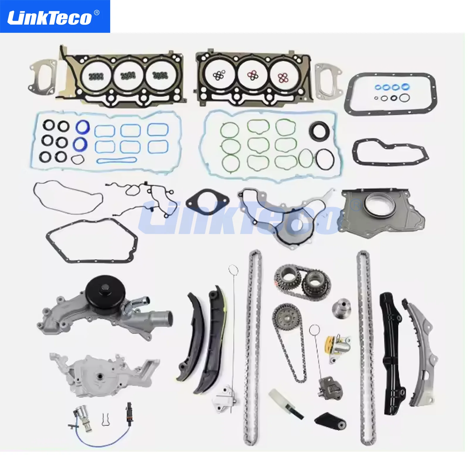 Timing Chain Pump & Head Gaskets For 11-15 Chrysler Dodge Jeep 3.6l V6 ...