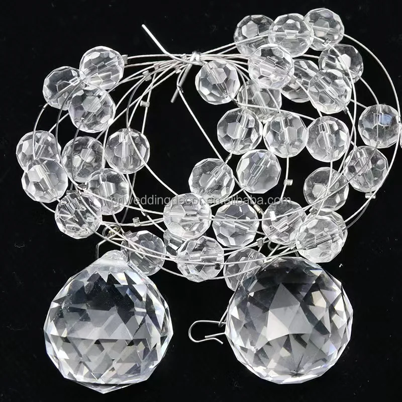 Dreamly Wedding Bead Curtain - Elegant Stage Ceiling Decor
