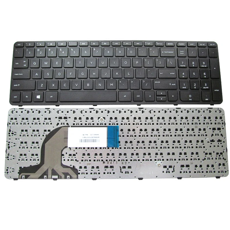 HP 15-E Laptop Keyboard - Black Frame, Plug & Play