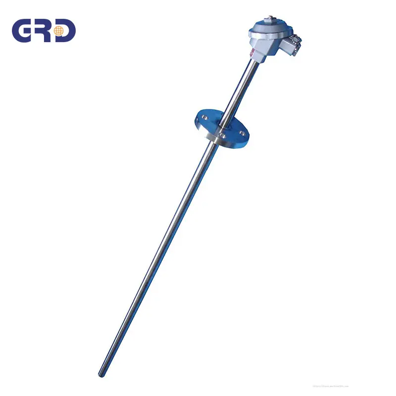 PT100 Rtd Sensor with Flange for Temperature Measuring in Chemical ...