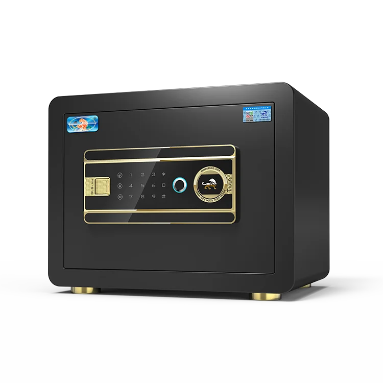 Small Money Safe With Fingerprint Password And Key Lock Jewelry Storage ...