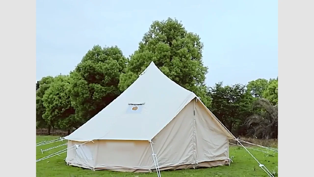 Camel Outdoor Pyramid Hexagonal Family Camping Tent 8264 Co-branded ...