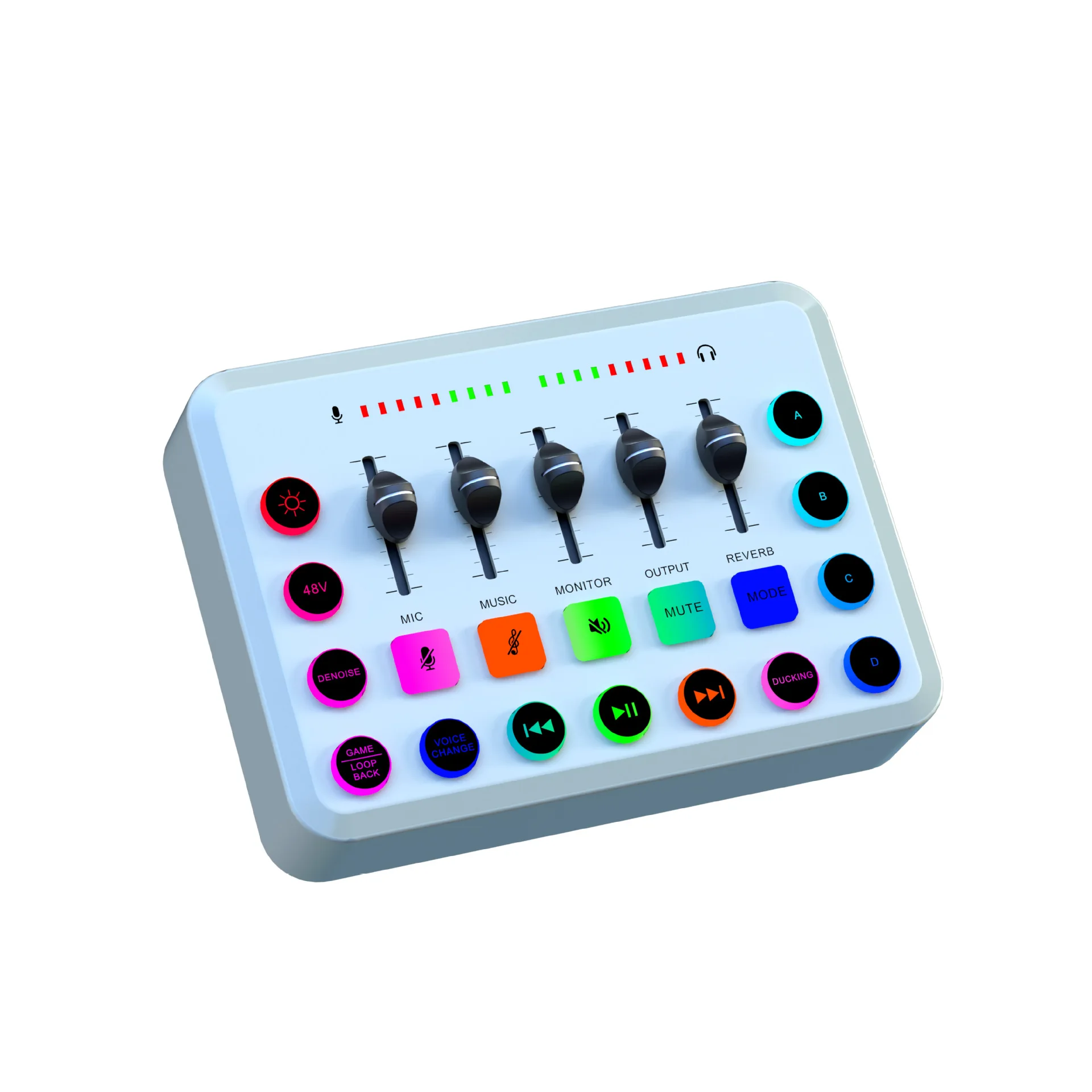 2024 New Arrival F11 48v Phantom Power Rgb Noise Reduction Audio Sound ...