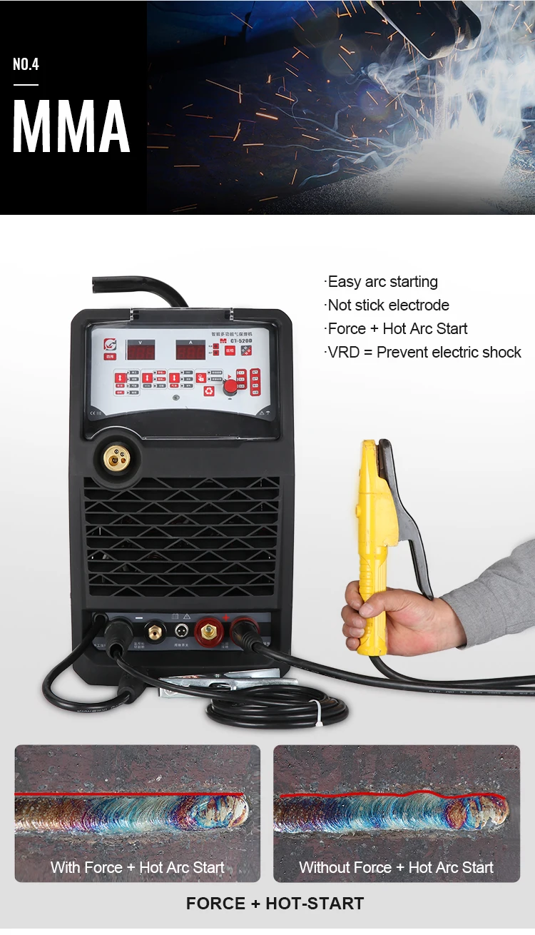 Smart Portable 4 In 1 Welding Machine Mig Tig Cut Mma And Flux Welding ...