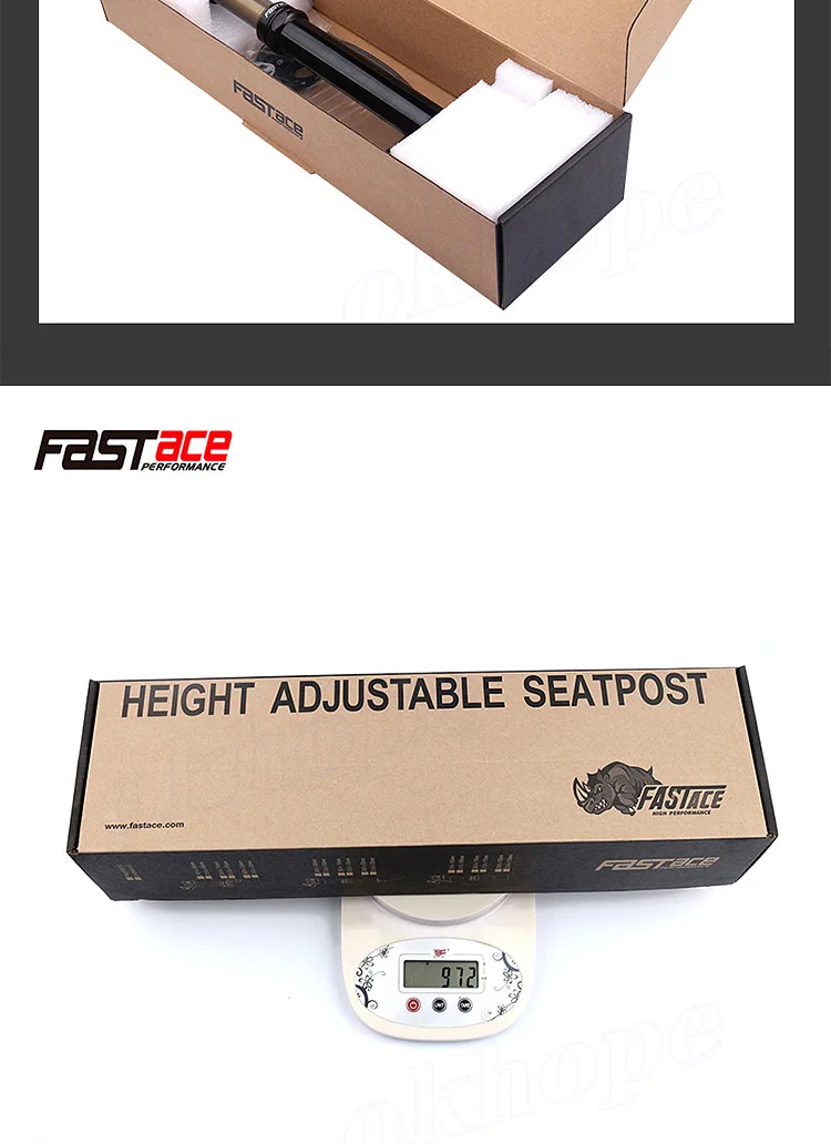 Fastace Aluminum Alloy Bike Dropper Air Seat Posts for MTB