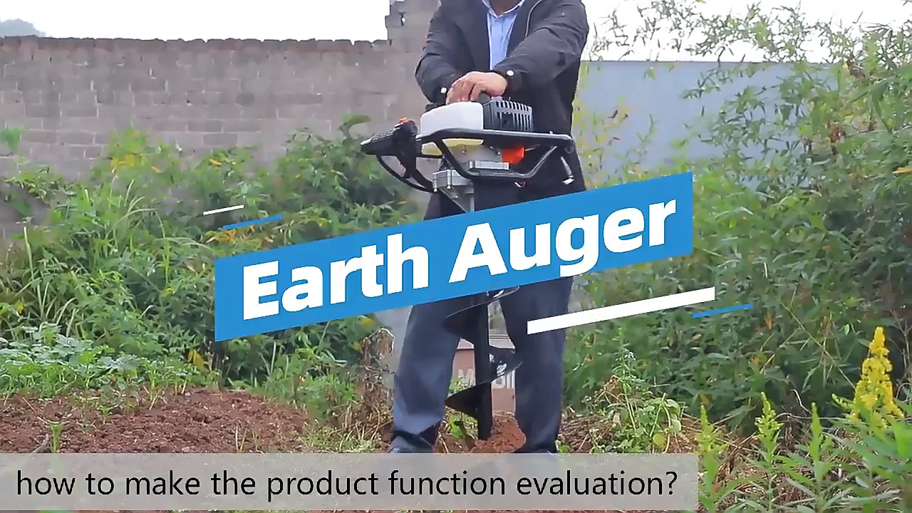 Hotoka Gasoline Hole Digger Machine 52cc Tree Planting Digging Machines ...