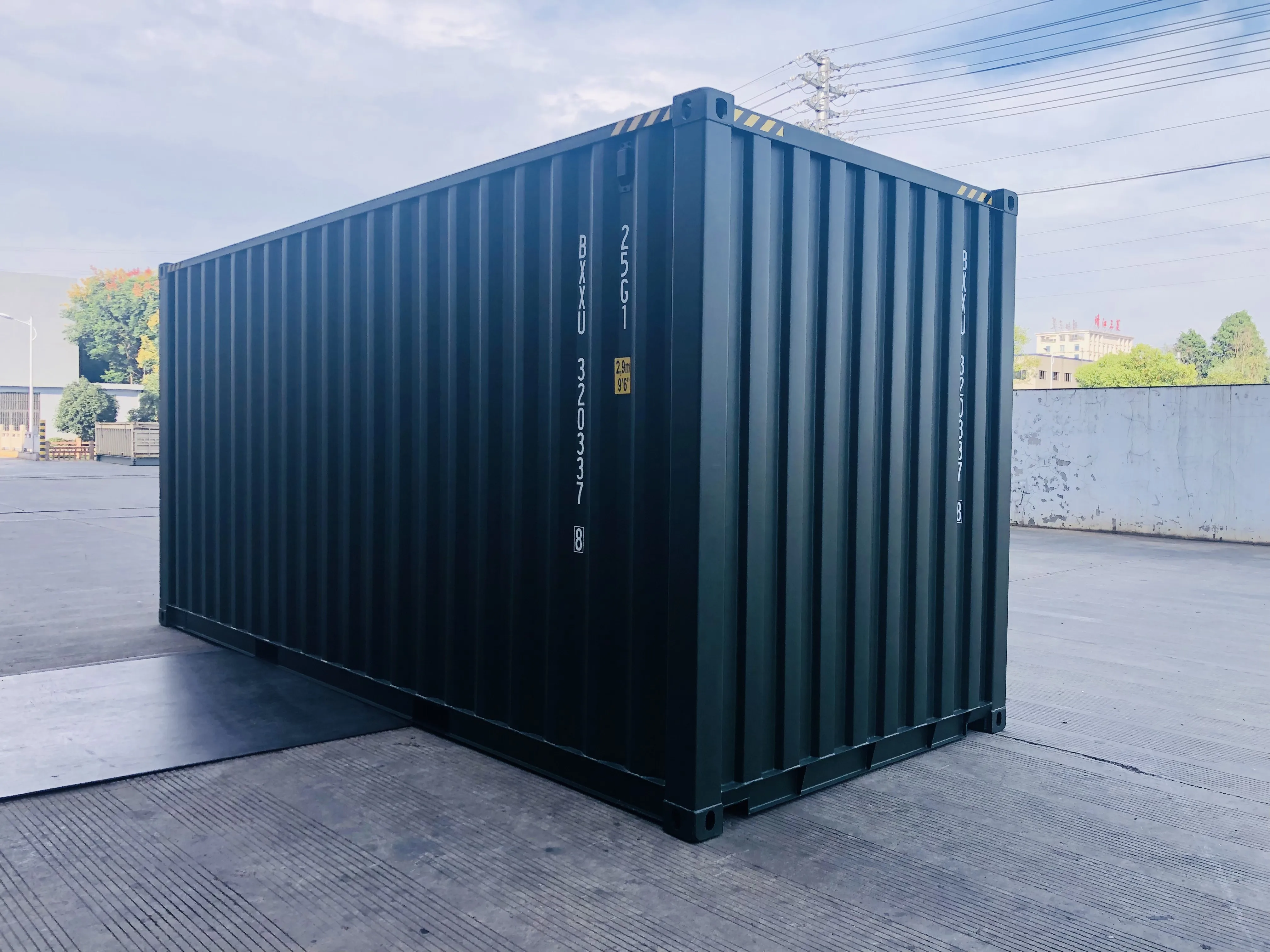 New 20hc Container 20 Feet Length High Cube Dry Cargo Shipping ...