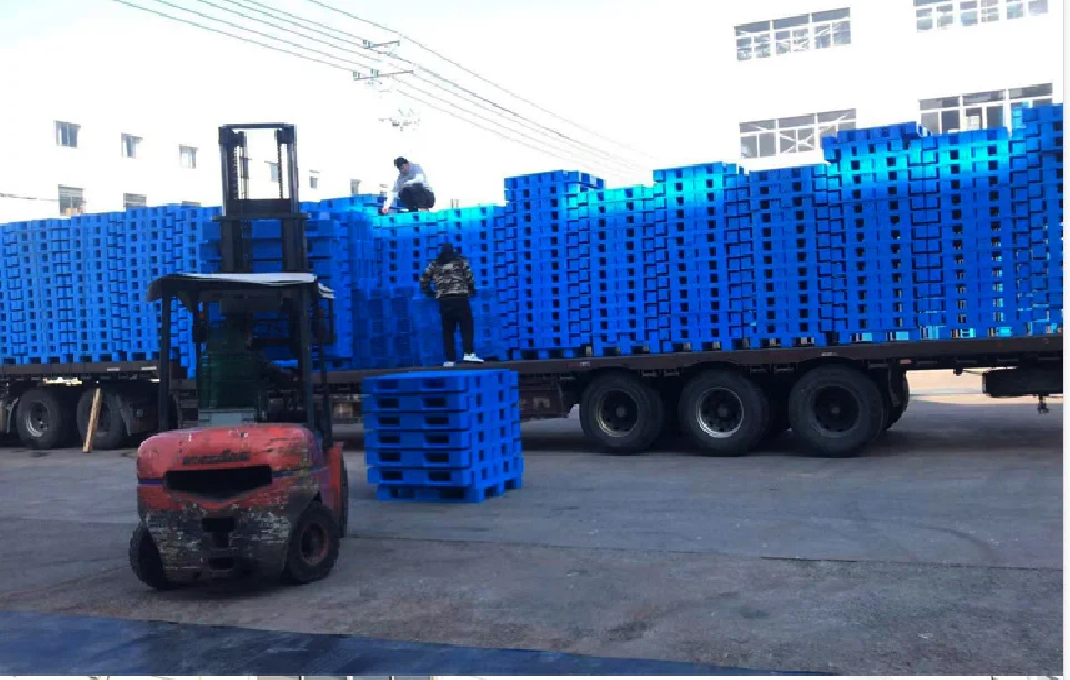 Industrial Heavy-Duty Single-Faced PP & Recycled HDPE Logistics Pallets ...