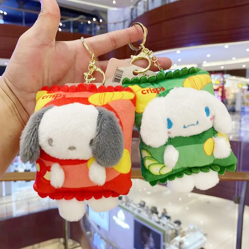 Potato Chips Plush Cinnamoroll Sanrio Plush Melody Plush Keychain Stray ...