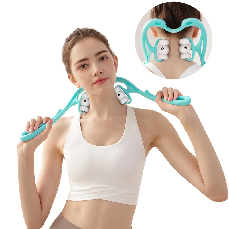 Neck Massage Products Dual Soft Ball Handheld Manual Cervical Spine ...