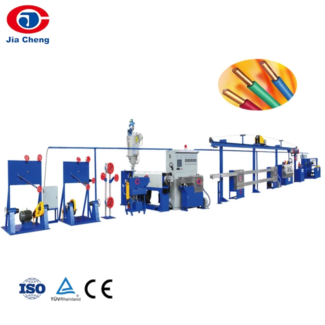 Jiacheng Plastic Pvc China Electric Wire Cable Coating Extruder Making ...