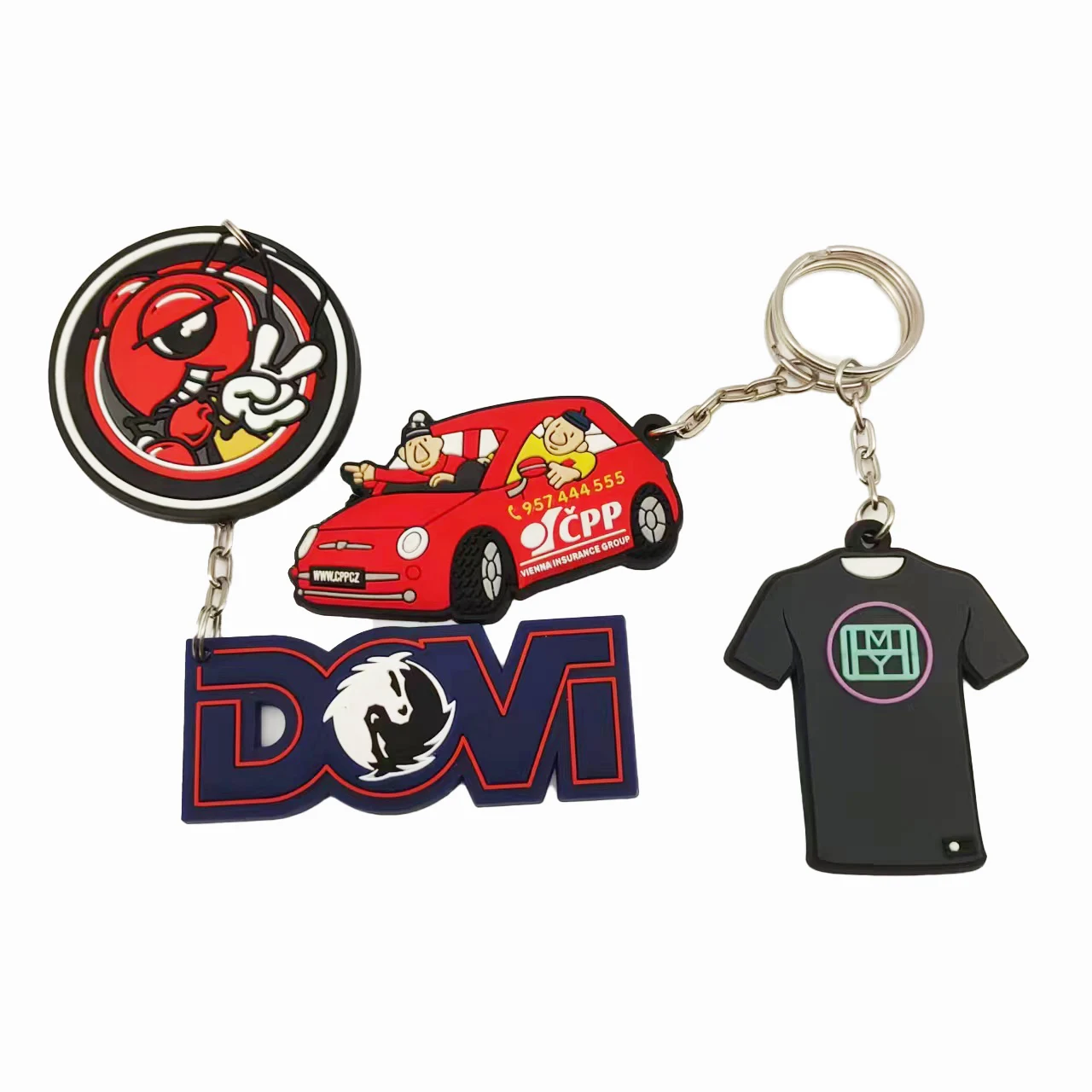 Custom Cartoon Key Chain Anime Keychains Wholesale Keyring For Pvc ...