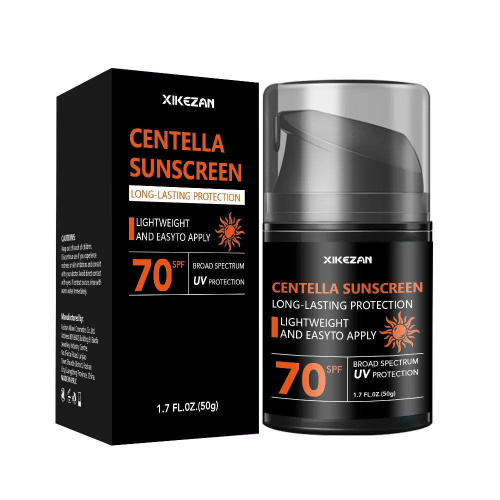 Oem 70 Spf Crema Bloqueador Solar Para Piel Centella Sunscreen Uv ...