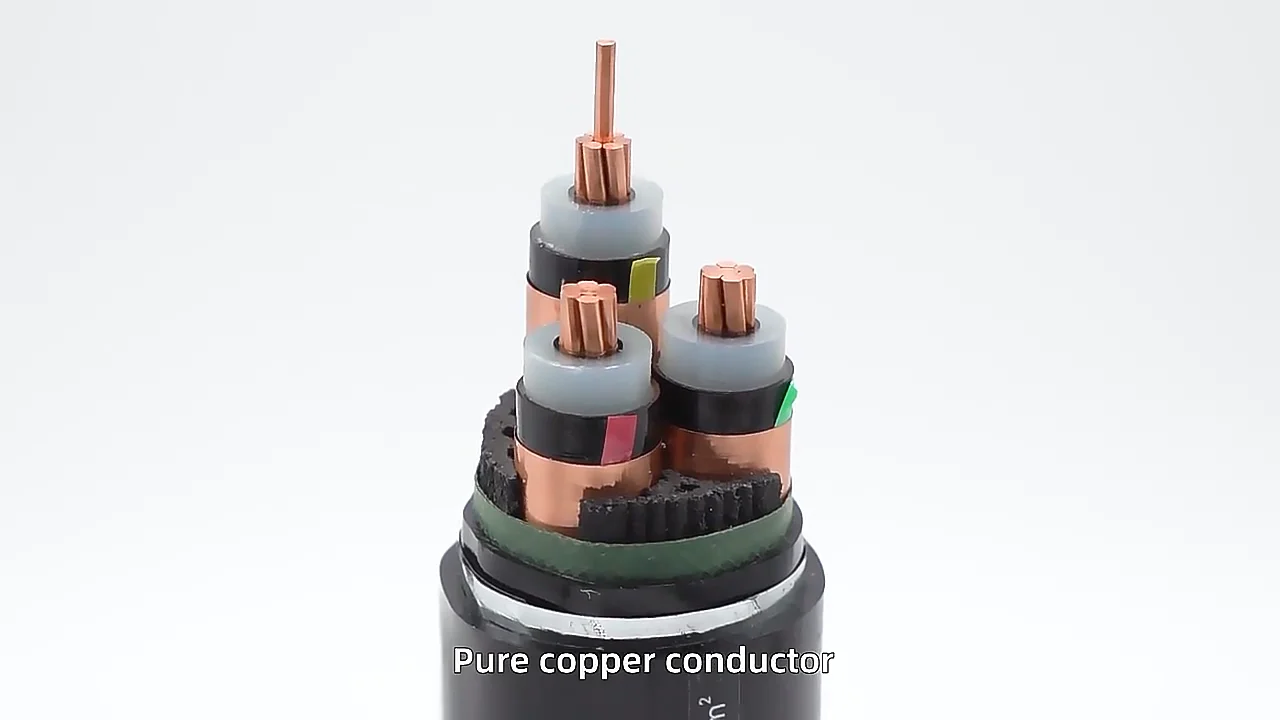 Single Core 3core High Voltage Power Cable Wire Xlpe Insulated Pe Pvc ...