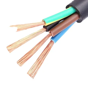 Flexible H05vv-f H07vv-f Ttr Pvc Cable 0.75mm 1.5mm 2.5mm2 4sq Mm 3 Core Wire - Buy 3 Core Wire ...