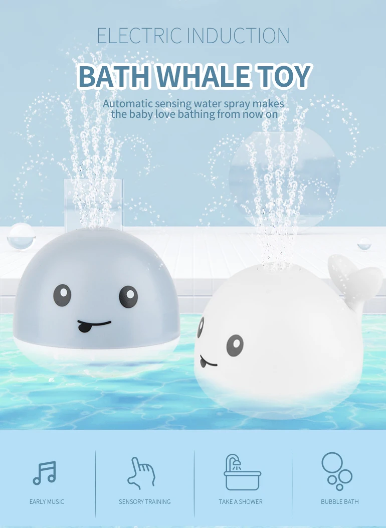 Small Mini Light Up Children Toddlers Kid Shower Spray Water Swimming ...