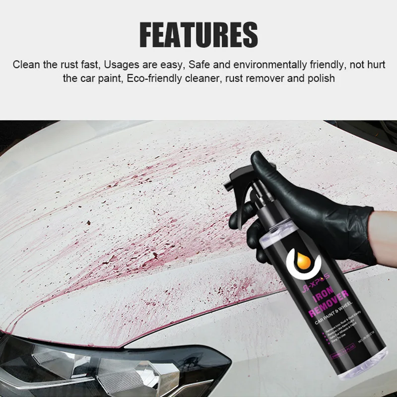 Car Iron Remover - Protect Paint & Wheels from Rust
